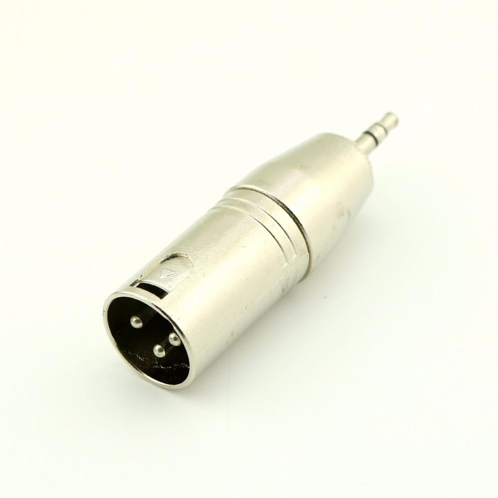 FOR 10pcs Stereo 3.5mm Mini Male to 3 Pin Male Microphone MIC Audio ...