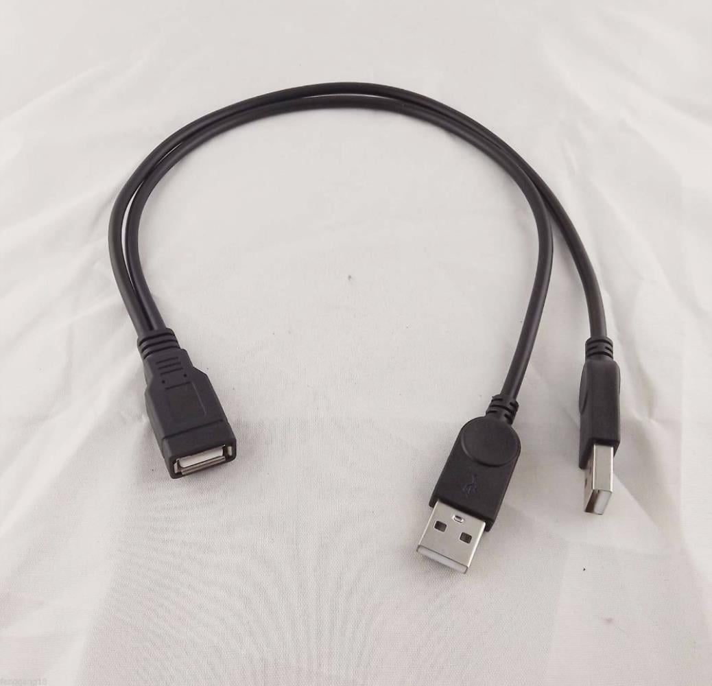 FOR 10pcs USB 2.0 A 1 Female To 2 Male Y Splitter Data Charge Extension ...