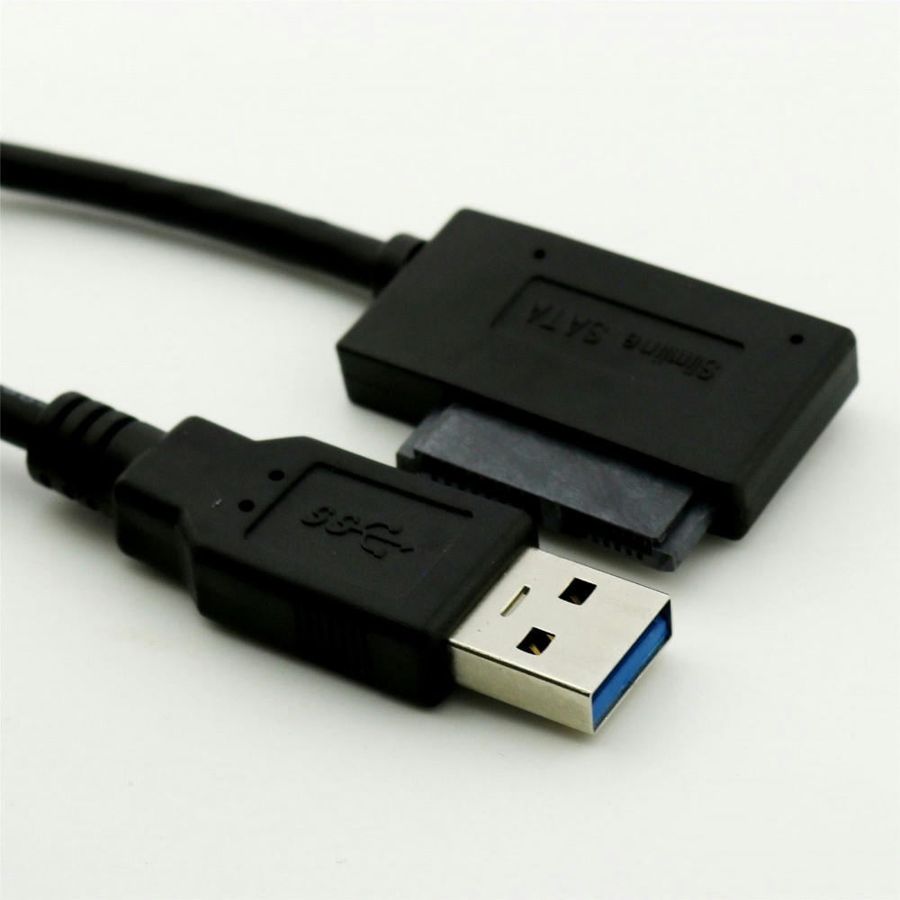 FOR 10pcs USB 3.0 to 7+6 13Pin Slimline SATA Cable for Laptop CD DVD Optical Drive - Walmart.com