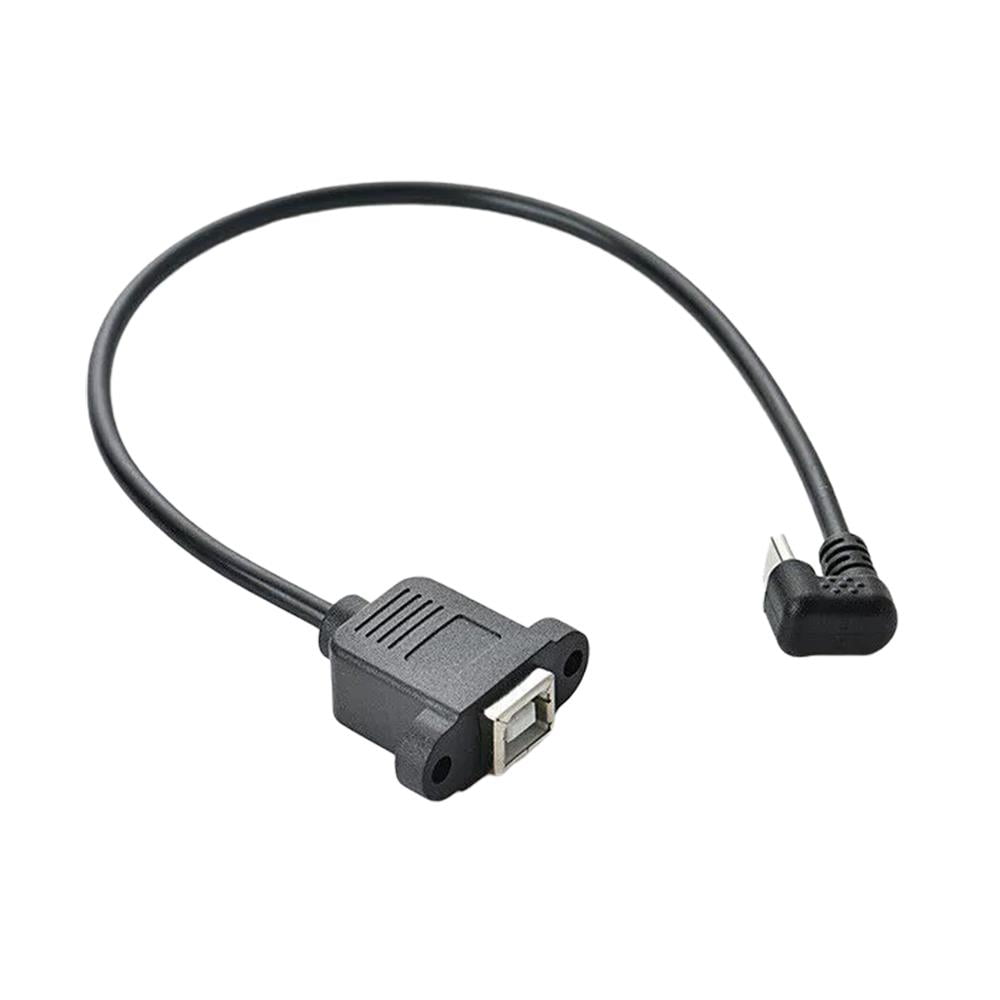 FOR 10pcs USB 3.1 Type C Male U -shape Angle to USB 2.0 B Female Panel ...