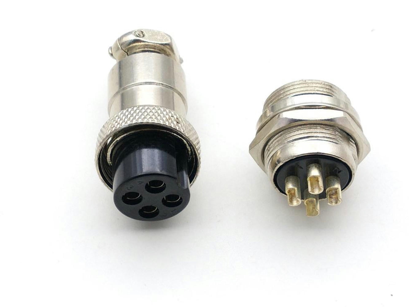 FOR 10set GX20 4-Pin 20mm Aviation Circular Plug socket male female ...