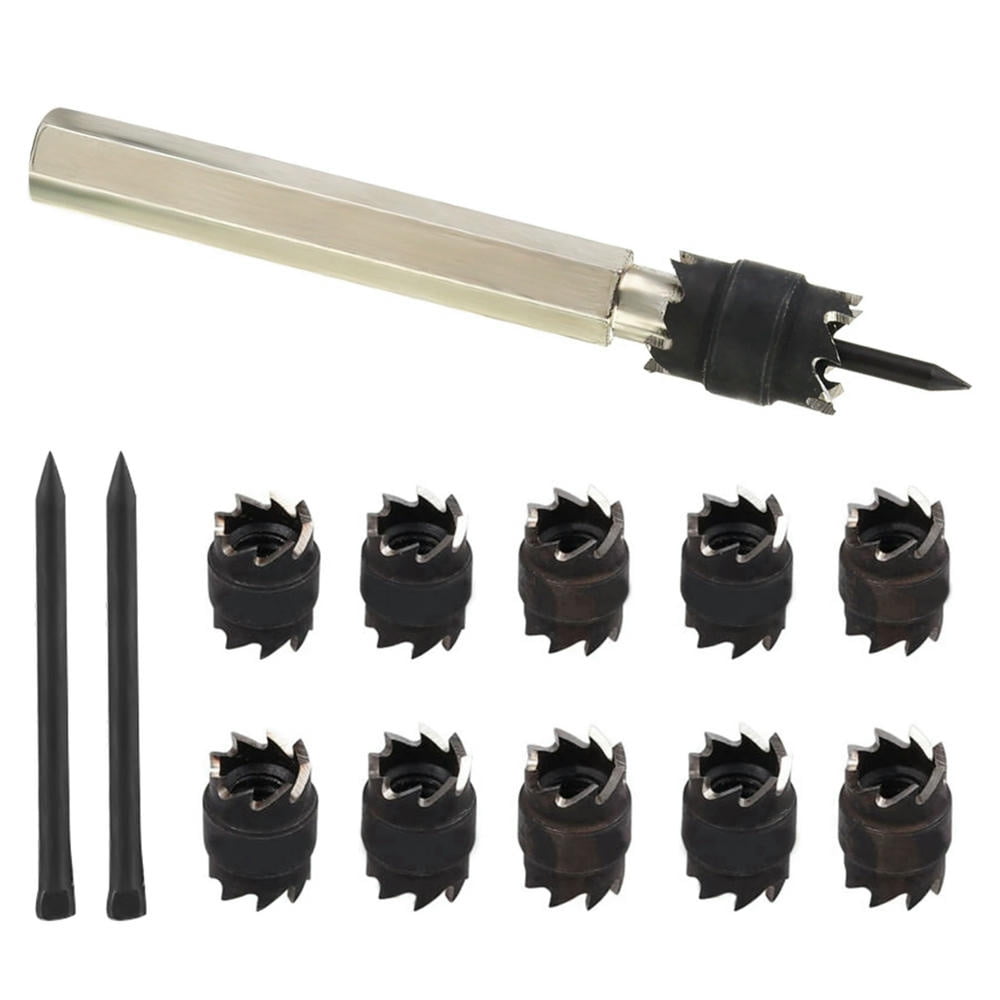 FOR 13 Pcs Double Sided Rotary Spot Weld Cutter Drill Bits Hex Shank ...