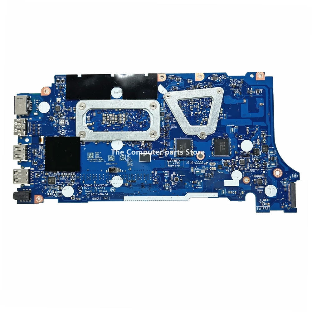 FOR 15 7572 14 7472 Laptop Motherboard i7-8550U MX150 2G LA-F251P 0WV6GW WV6GW - Walmart.com