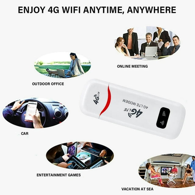 FOR 150Mbps 4G USB Router Car Portable Mobile 4G USB Dongle Modem ...