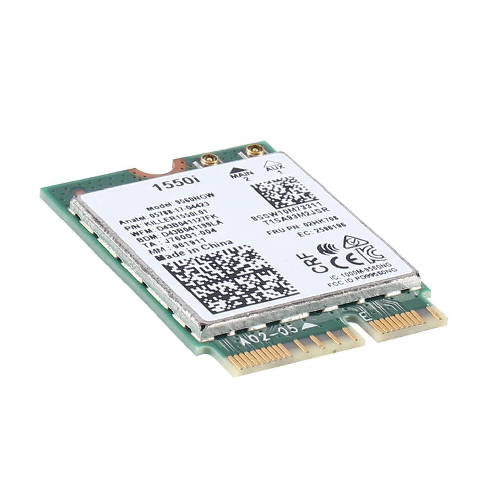 FOR 1550I Wifi Card Dual Band 1730Mbps 9560NGW NGFF Key E Wifi Adapter ...