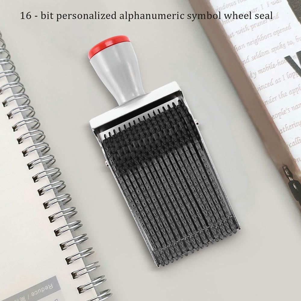FOR 16 Digits Roller Stamp Personalized English bet Number Symbol ...