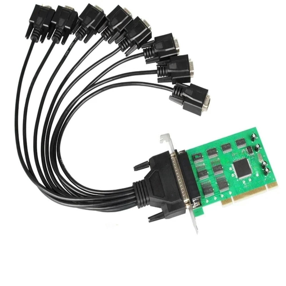 FOR 16C1058 8-Port Serial PCI card with fan out cable PCI to 8 RS232 ...