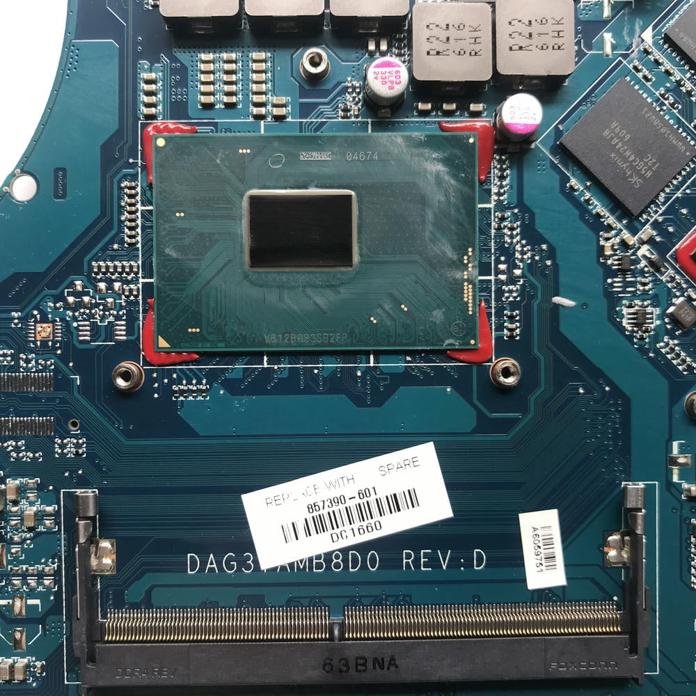 FOR 17-AB 17T-AB Laptop Motherboard 857390-601 857390-501 857390-001 ...
