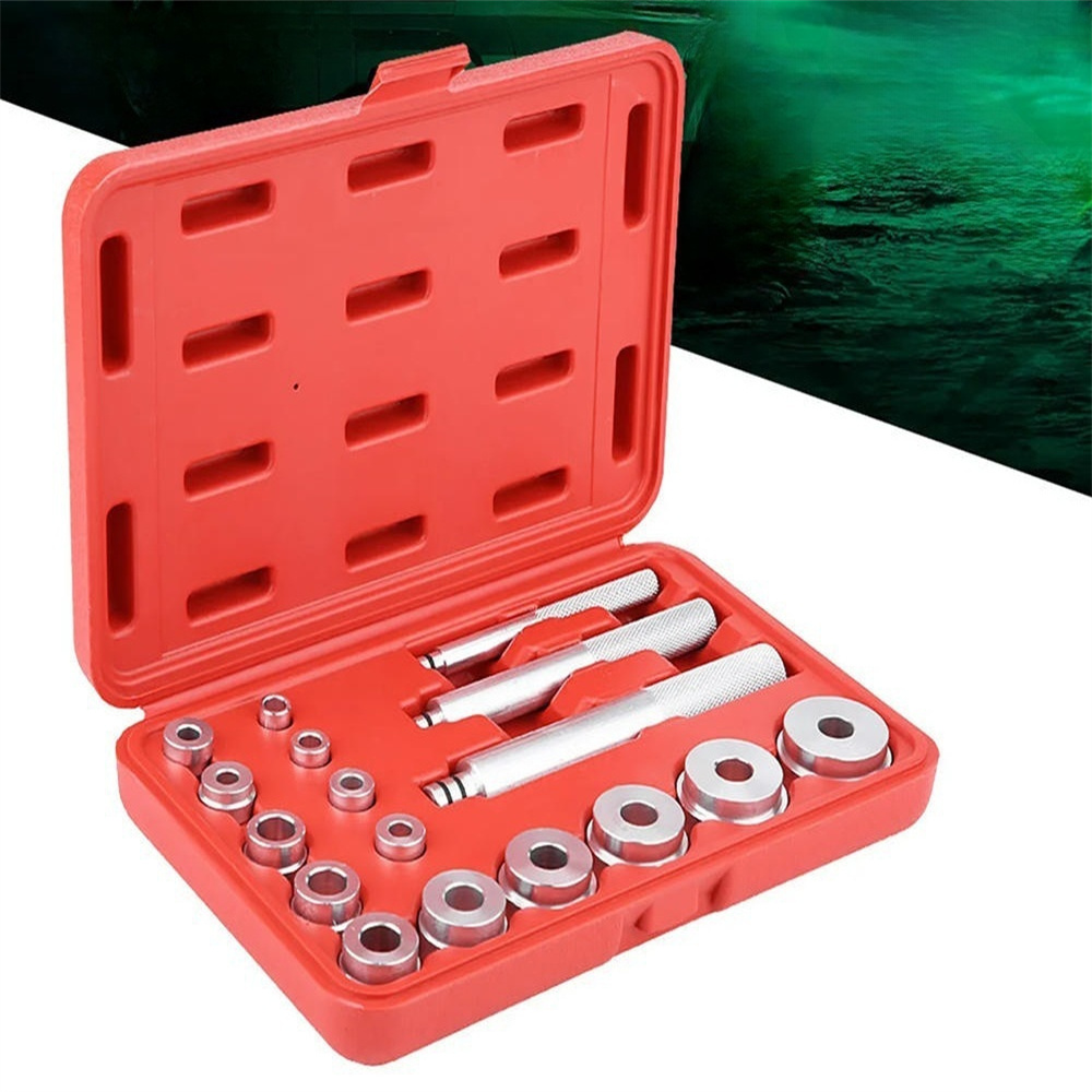 FOR 17Pcs Aluminium Wheel Bearing R & Seal Bush Driver Set Car Garage ...