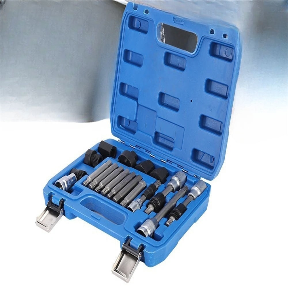 FOR 18Pcs/Set Alternator Pulley Disassemble Remover Kit Car Repairing ...