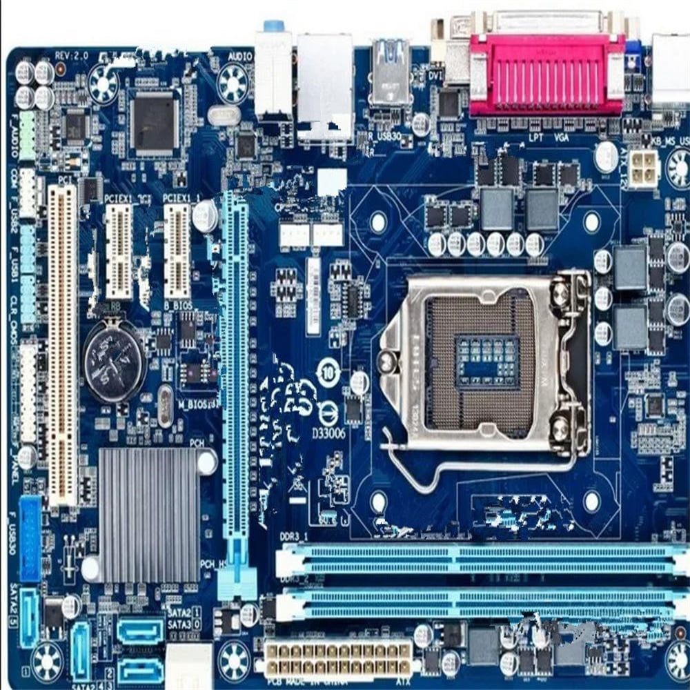 FOR 1PC B75 Main Board H61M-S1 S2PH B75M-D3V and H61 B75 Set Display 1155 DDR3 - Walmart.com