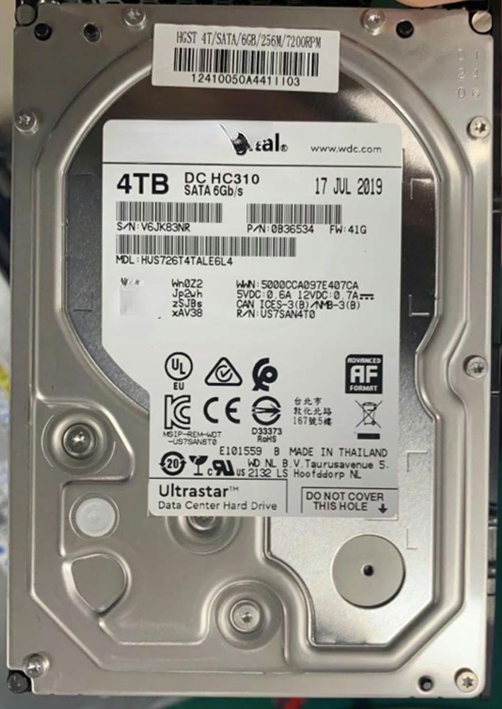 FOR 1PCS FOR 4T Hard Disk HUS726T4TALE6L4 7200 Rpm 256m Monitoring Storage Nas - Walmart.com