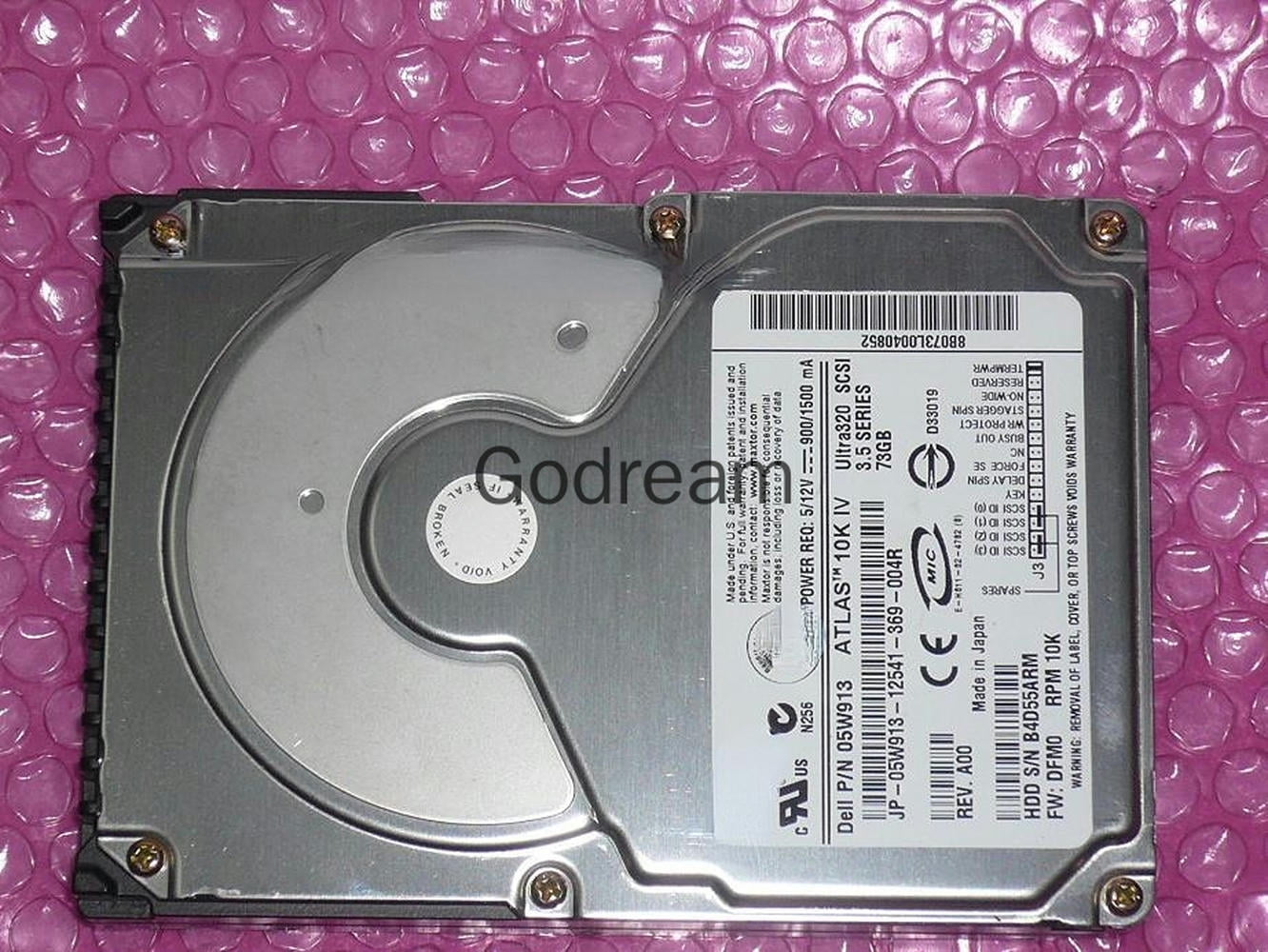 FOR 1PCS FOR 73G 10K IV U320 68 Pin SCSI Hard Disk 05W913 - Walmart.com