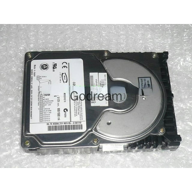 FOR 1PCS FOR KU36L721 36G 10K III-U320 68 Pin SCSI Hard Disk 36.7S ...