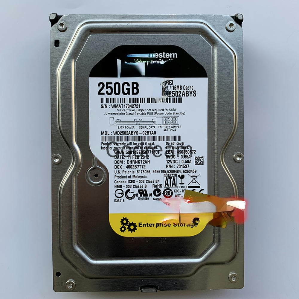 FOR 1PCS FOR RE3 Enterprise Black Disk 3.5-inch 250G Desktop Computer Hard Disk 2502ABYS ...