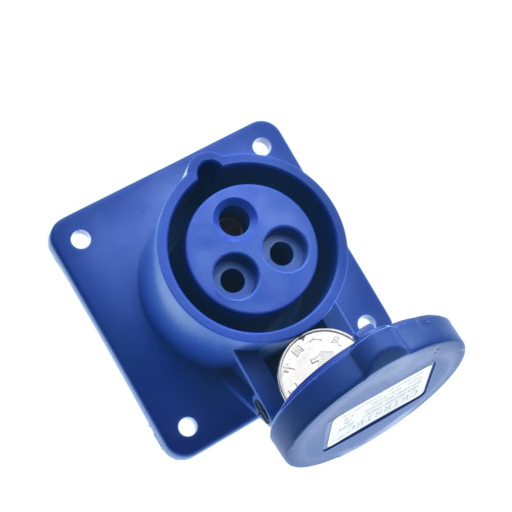 FOR 1PCS Industrial Panel Mounted Female Connector 3P Electrical ...