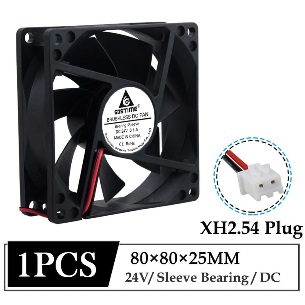 FOR 1Pcs 24V 80mm 80x80x25mm Brushless DC Cooler Computer Case Cooling ...