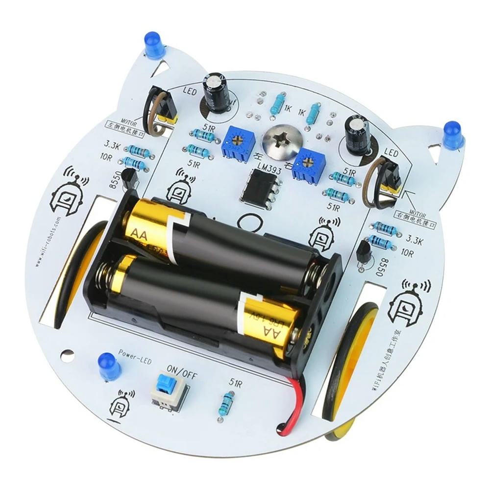 FOR 1Set MINI CAT Line Patrol Kitten Robot Welding Kit DIY Kit Mini ...