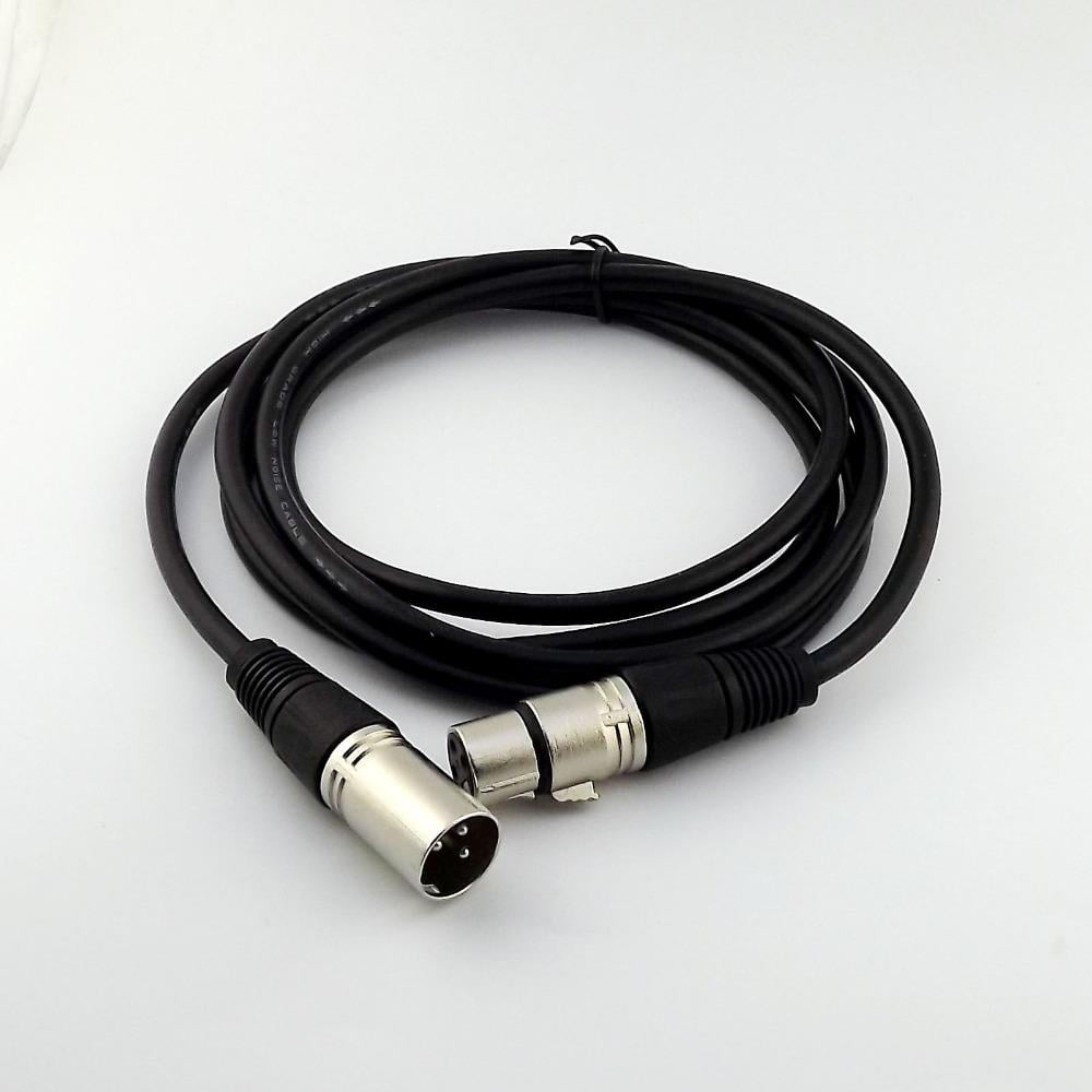 FOR 1pc 3 Pin Male to Female Shielded Powered Speaker Audio Microphone ...