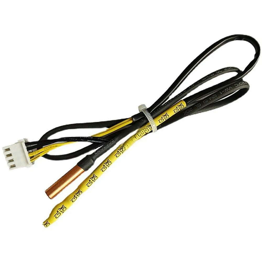 FOR 1pc Dual Probe Temp Sensor 15k Rubber Head/20k Copper Head Detector ...