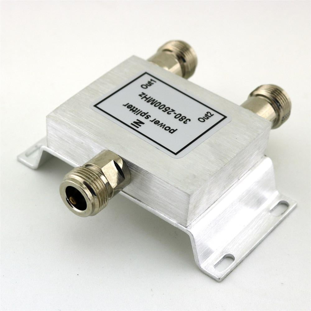 FOR 1pc RF Coaxial Coax Power N Female 2-Way Splitter Divider Combiner 380-2500MHz 2.5GHZ Signal ...