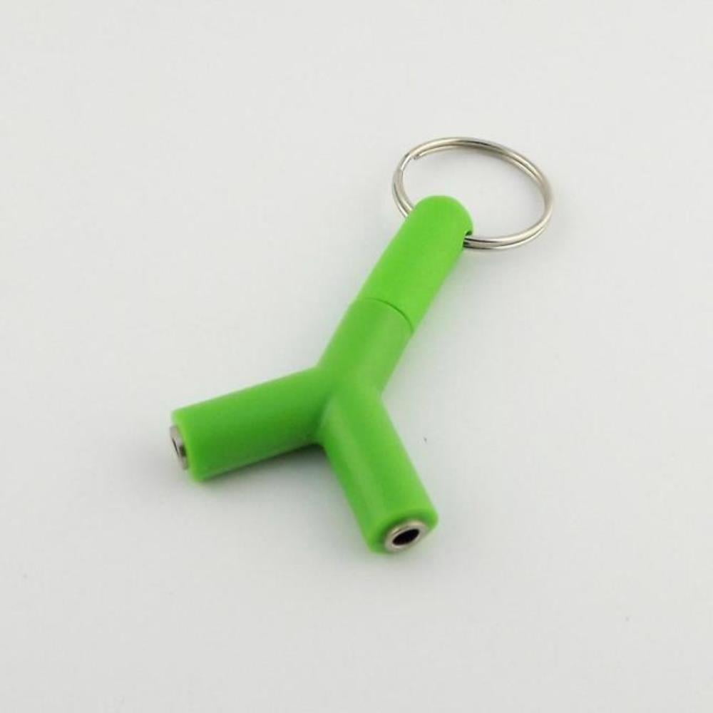 FOR 1pcs 5 colours 3.5mm Mini Y Shape Splitter Stereo Jack Audio ...