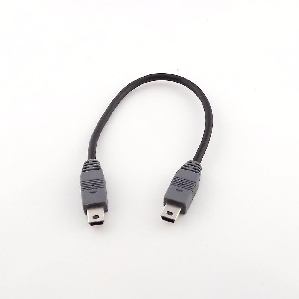 FOR 1pcs Mini USB Type B Male To Male 5 Pin Converter Sync Adapter Lead ...