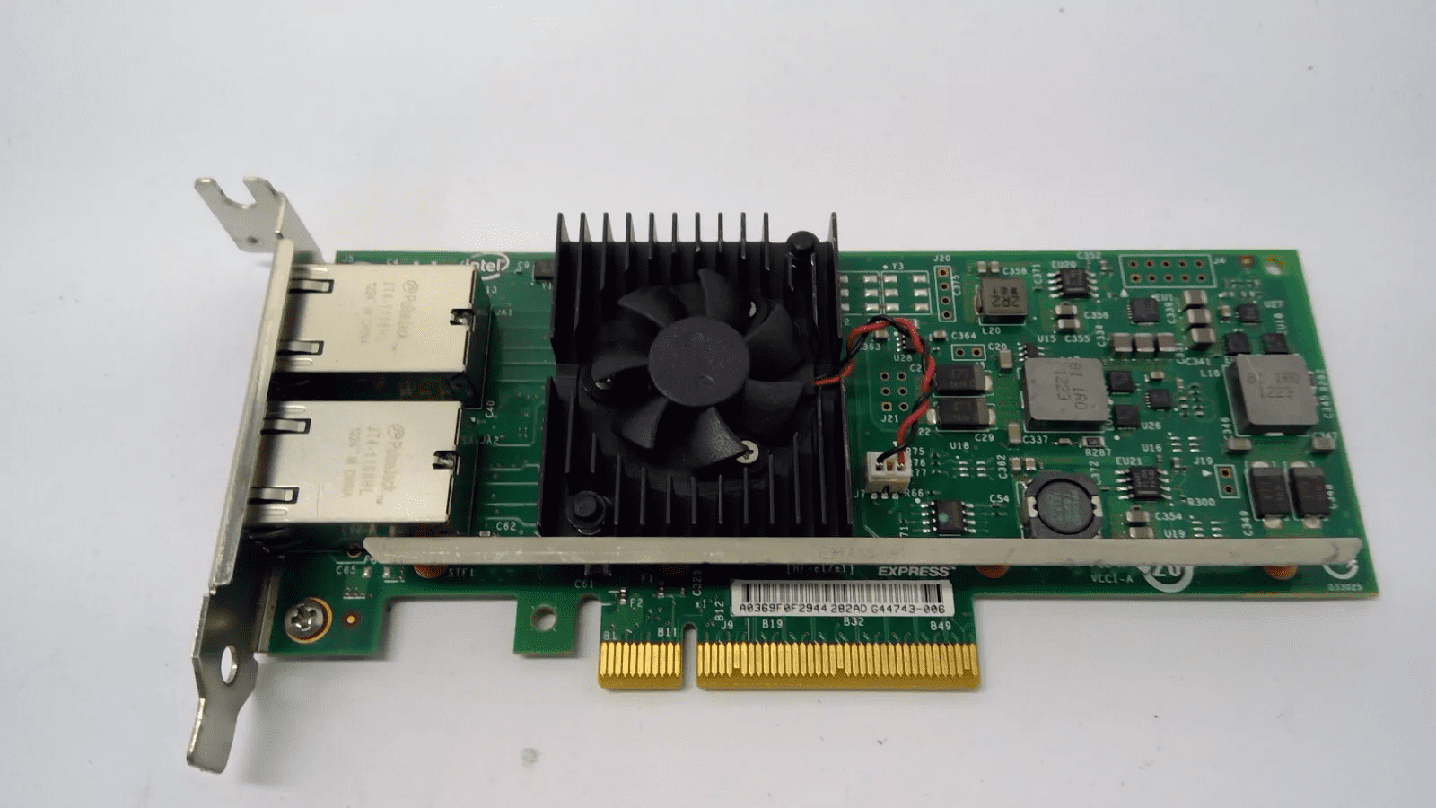 Pre-Owned FOR 1pcs X540-T2 Dual Port 10 Gigabit Ethernet Card RJ45 ...