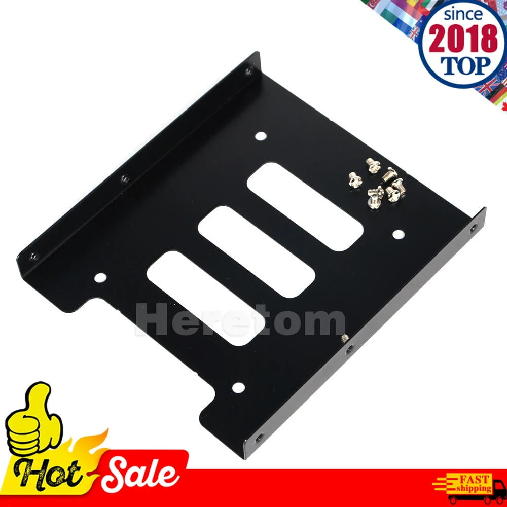 FOR 2.5 SSD HDD To 3.5 Metal Hard Drive Mounting Adapter Bracket Dock ...