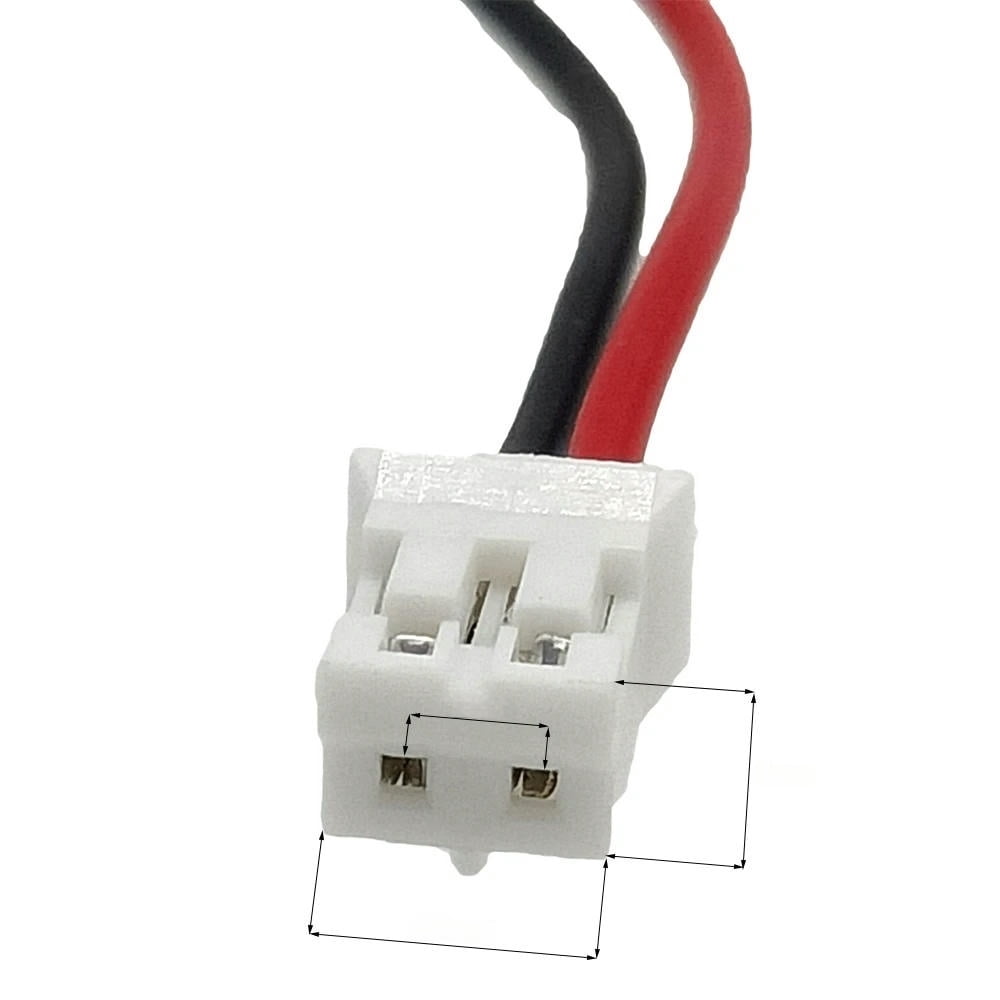 FOR 2 Pcs 3.7V 250mAh 502030 Polymer Ion Connector - Walmart.com