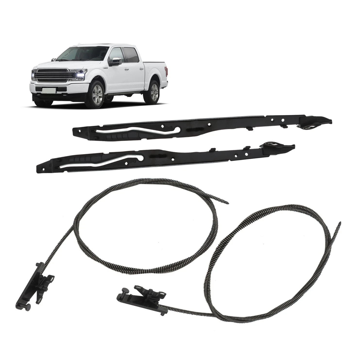 FOR 2015-2020 FORD F150 17-19 F250 F350 SUNROOF GLASS CABLES+TRACK ...