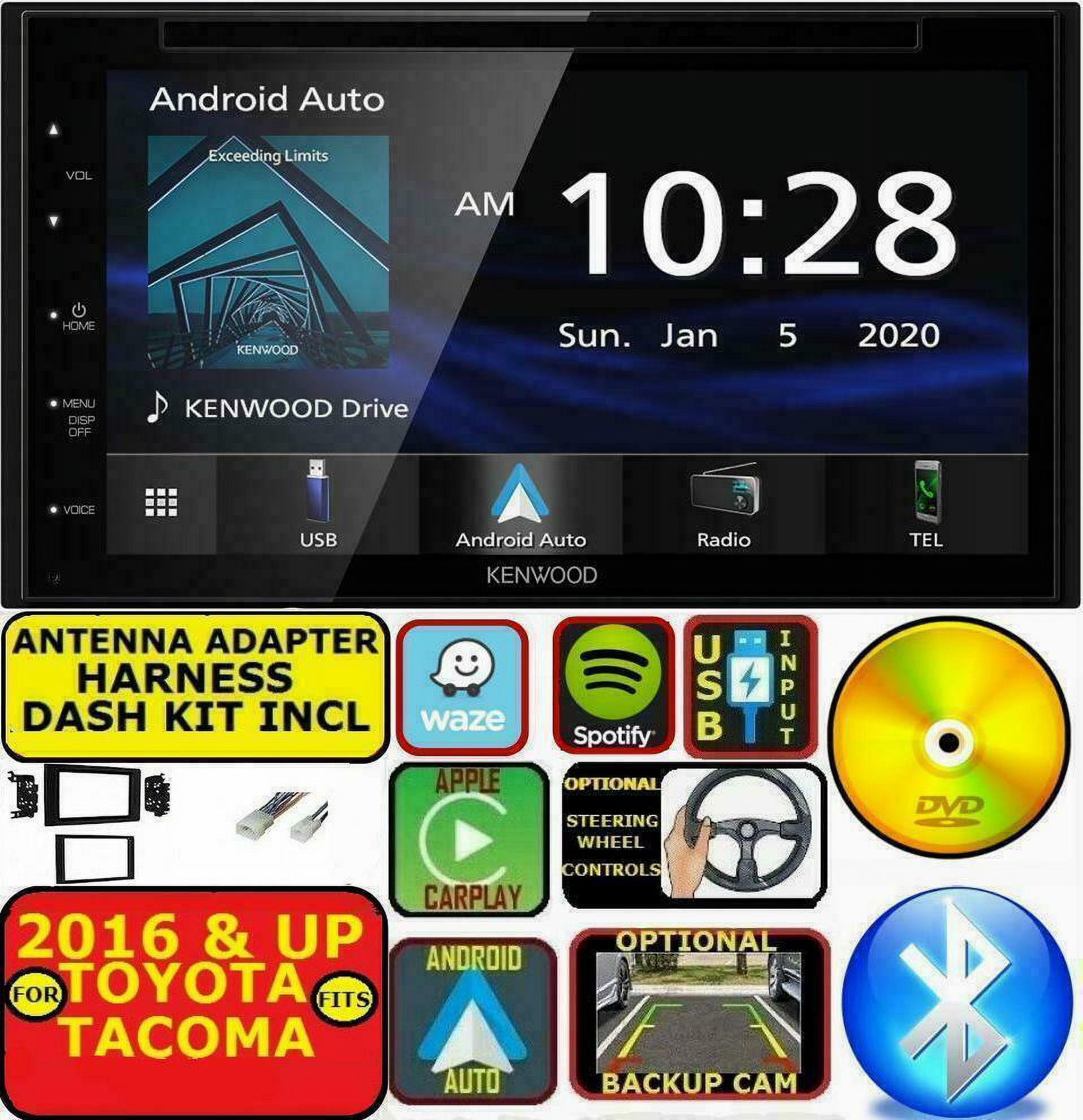 FOR 2016 & UP TACOMA JVC GPS NAVIGATION SYSTEM BLUETOOTH APPLE CARPLAY ...