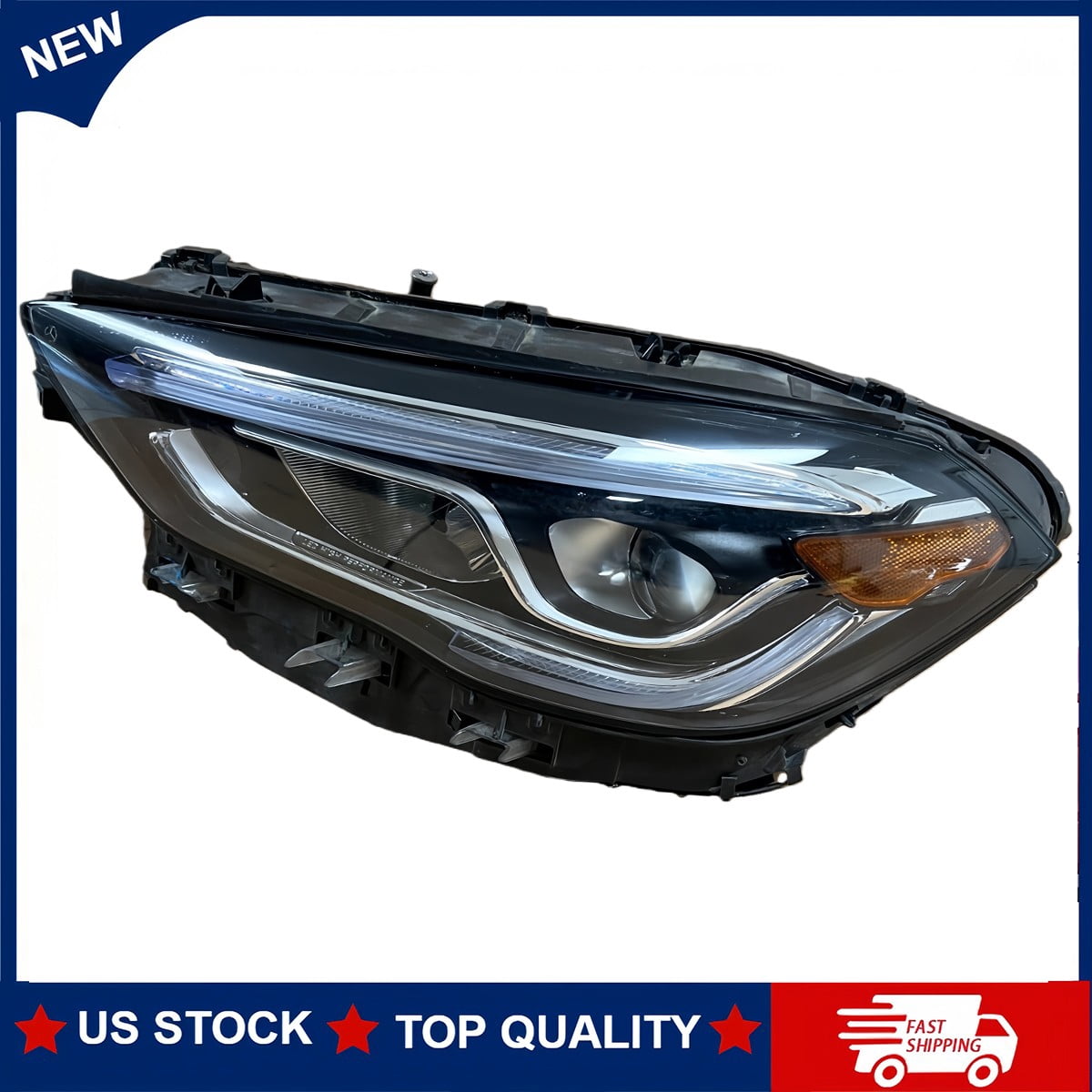 FOR 2021-2023 Mercedes GLA Left LED Headlight Assembly with DRL Non-AFS ...