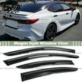 FOR 2025+ TOYOTA CAMRY MUGEN STYLE JDM 3D WAVY WINDOW VISOR RAIN GUARD ...