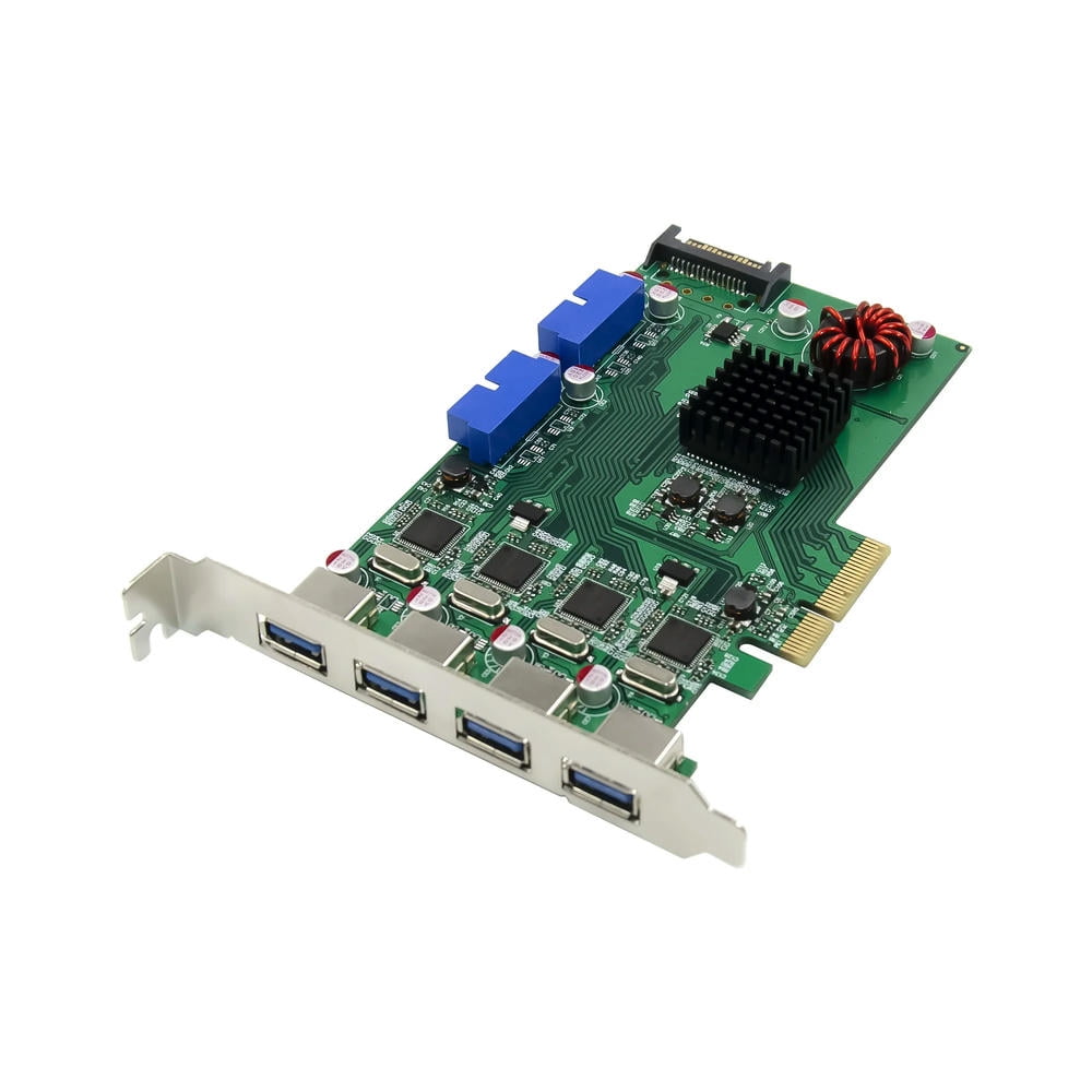 FOR 20Gbps PCI-E 2.0 X4 8 Port USB3.0 Expansion card DUAL ports 19pin ...