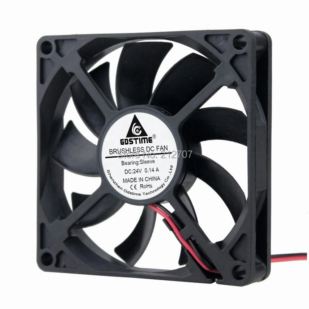 FOR 20PCS 8015 80mm 8cm 80x80x15mm 24V 2Pin Air Flow DC Cooling Fan ...