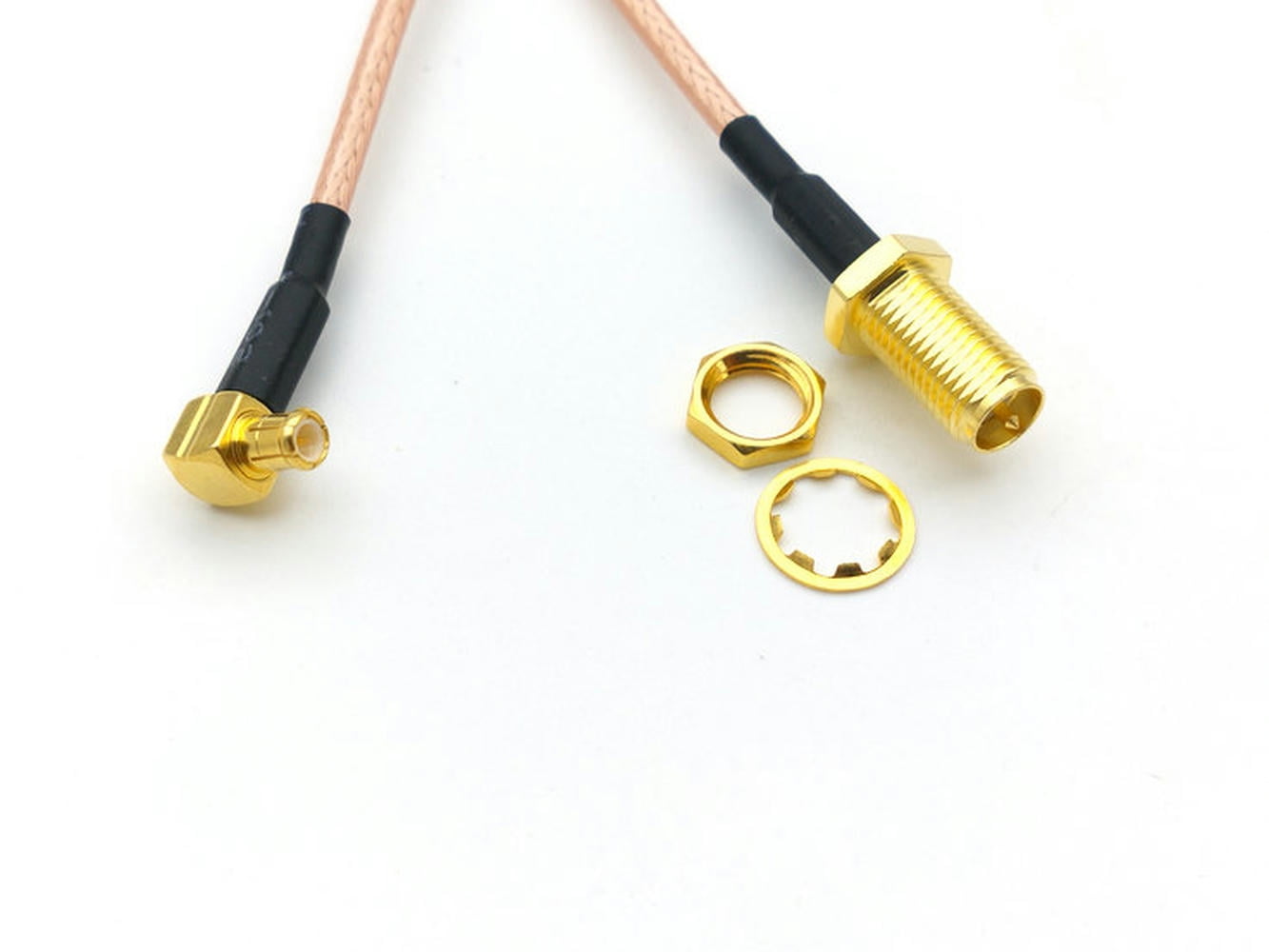FOR 20pcs RP SMA Female TO MCX Male Right Angle RG316 Pigtail RF cable 20cm - Walmart.com