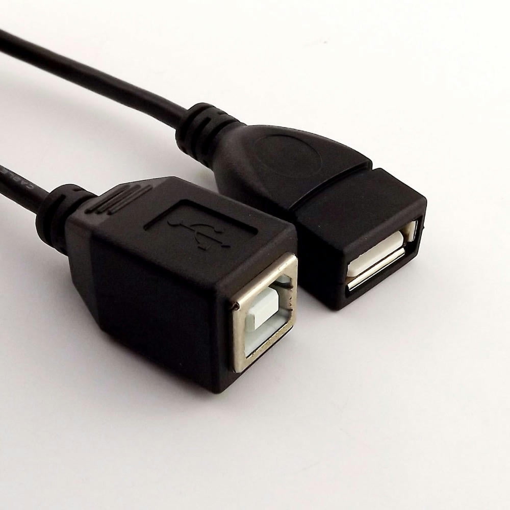 FOR 20pcs USB 2.0 A Female to USB B Female Scanner Printer Extension ...