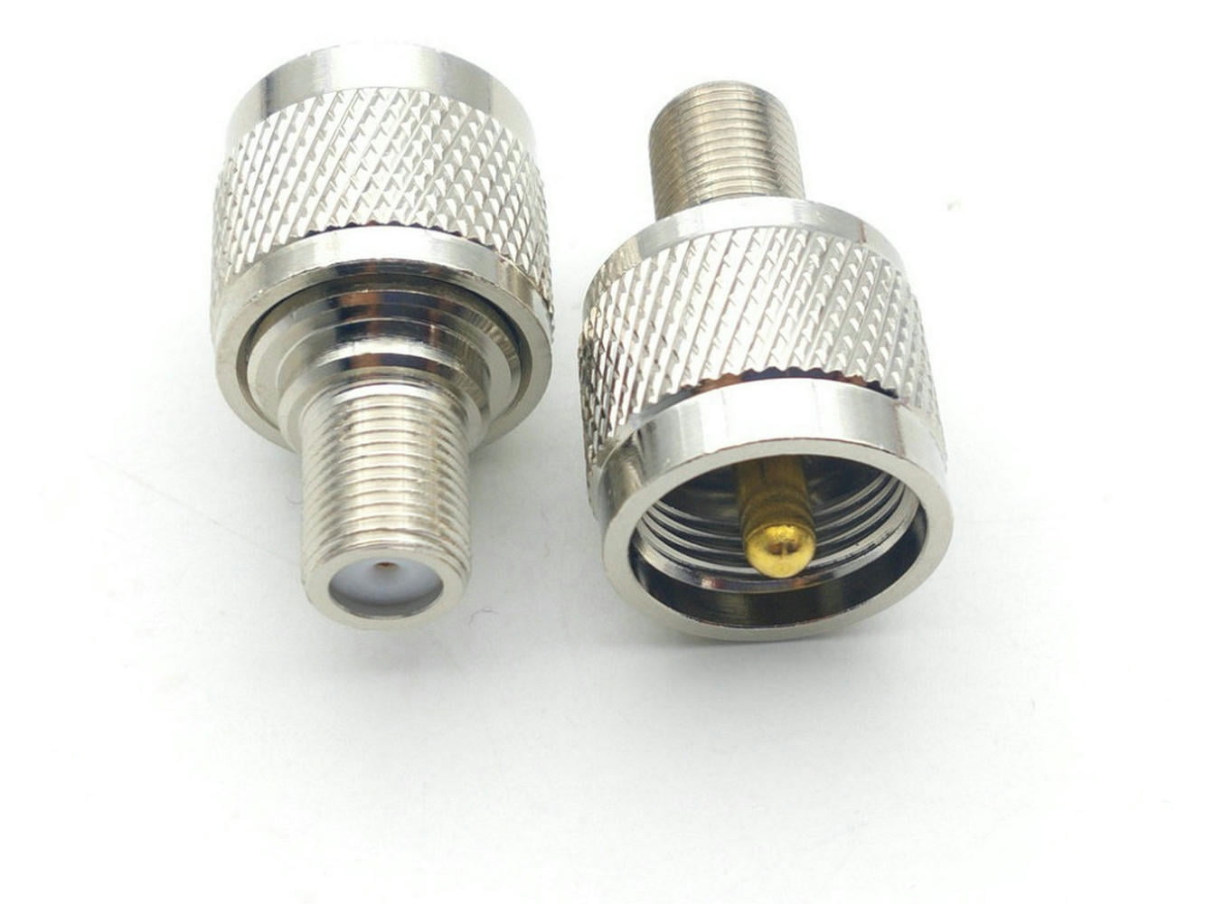 FOR 20pcs brass UHF (PL-259) Male TO F-Type Female CONNECTOR - Walmart.com