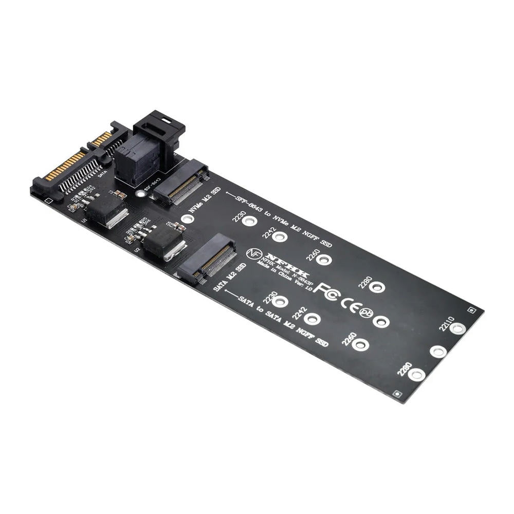 FOR 22Pin SATA for Adapter SFF-8643 to M.2 U2 Kit NGFF M-Key to ...