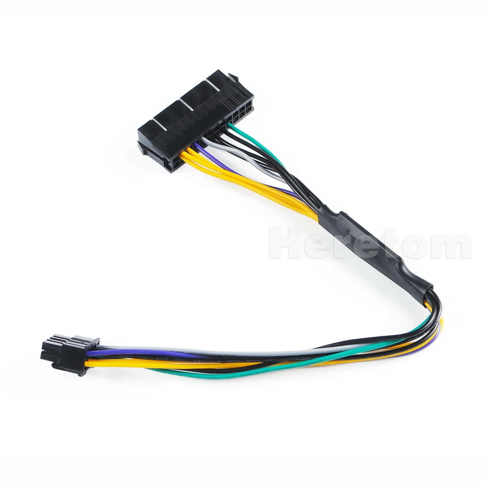 FOR 24PIN to 8 Pin ATX PSU Power Supply CableFor H61/H81/Q77/Q87/B75 ...