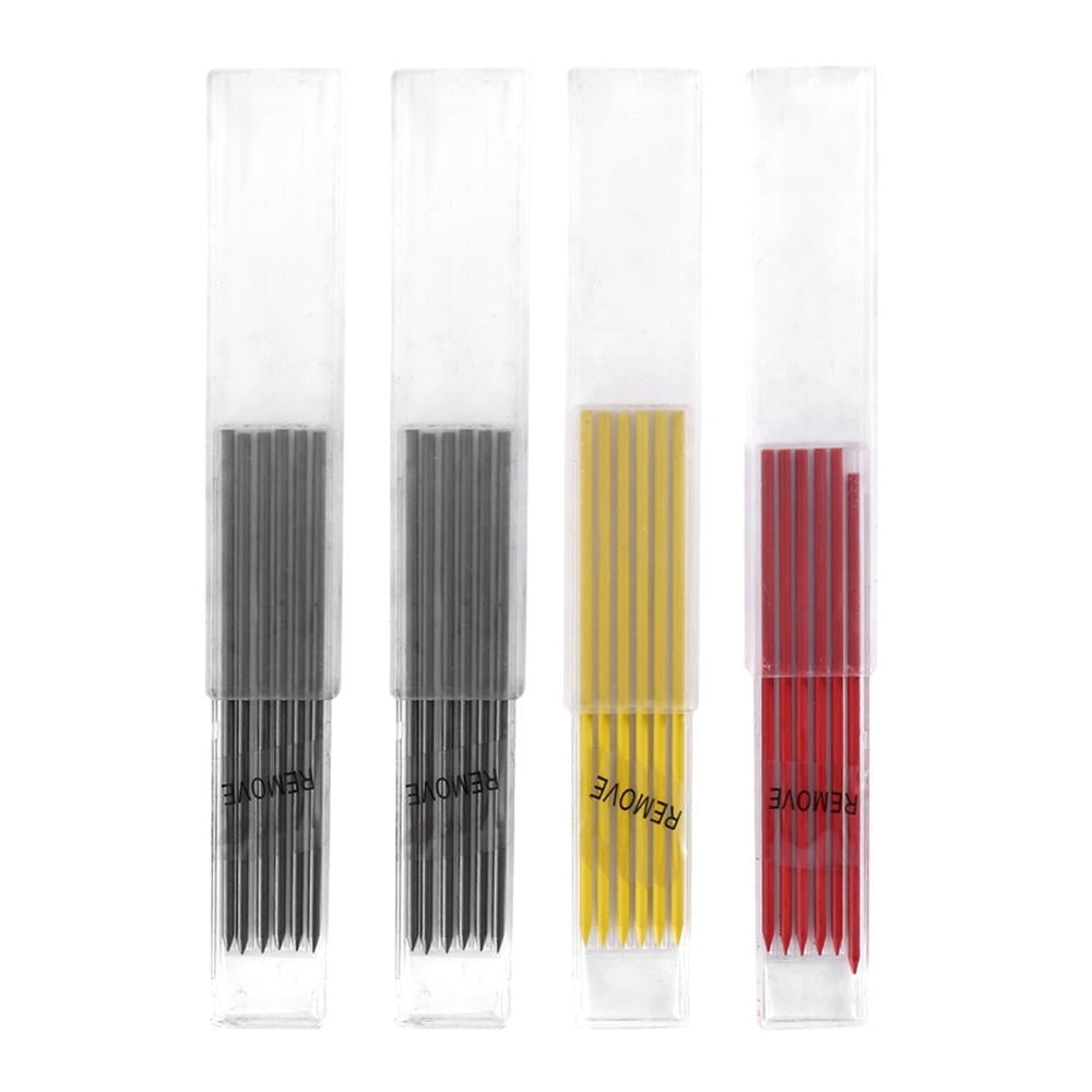FOR 28 Pcs Solid Carpenter Pencil Set With Pencil Cap Setpencil Cap ...