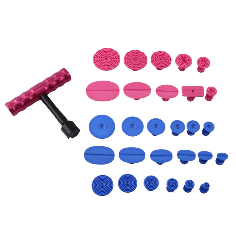 FOR 29pcs Paintless Dent Repair T Bar Puller Slide Glue Tabs Tools ...