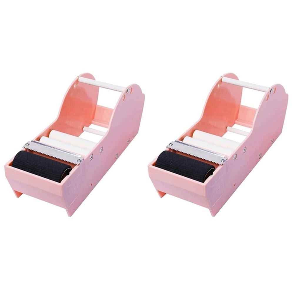 FOR 2X Desktop Pink Tape Dispenser,Water Activated Tape Dispenser, Gum ...
