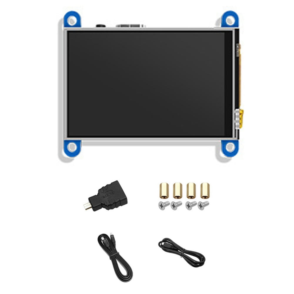 FOR 3.5 Inch Resistive Touch Screen HDMI-Compatible LCD Color Display Module Suitable for Pi ...