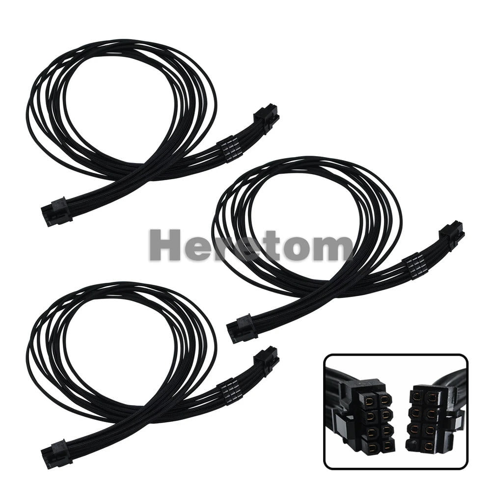 FOR 3-Pack GPU Power Cable for Seasonic FOCUS PLUS 850 8-pin Modular ...