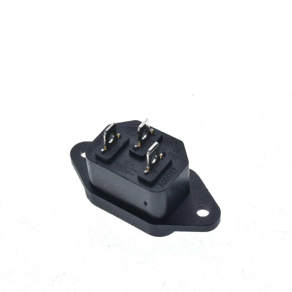 FOR 3 Pin IEC 320 C14 Male Panel Power Inlet s Connectors Screw Type ...