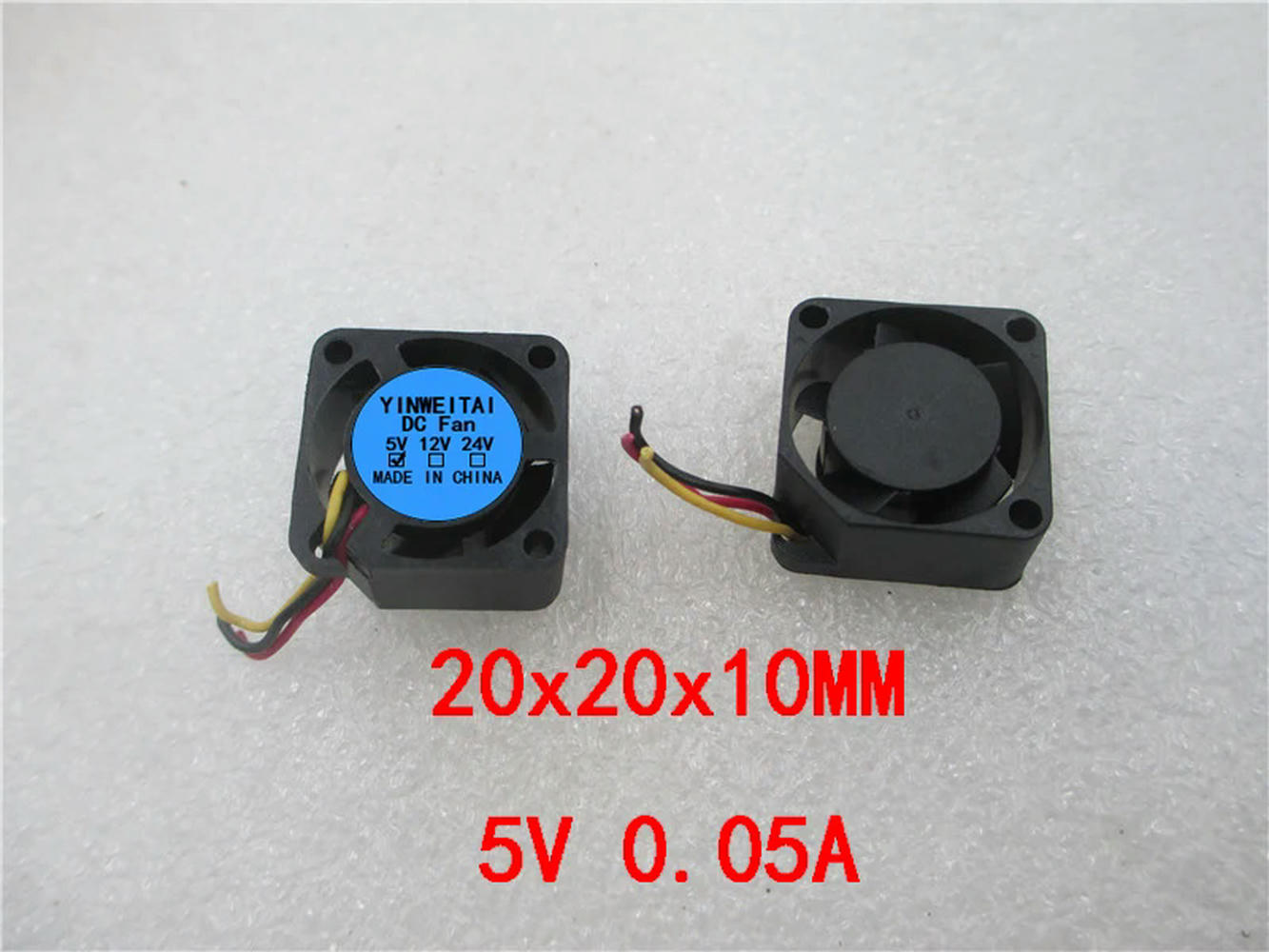 FOR 3D Printer 2010 Fan 20x20 20mm 5V 3-wire Mini Brushless DC Axial ...