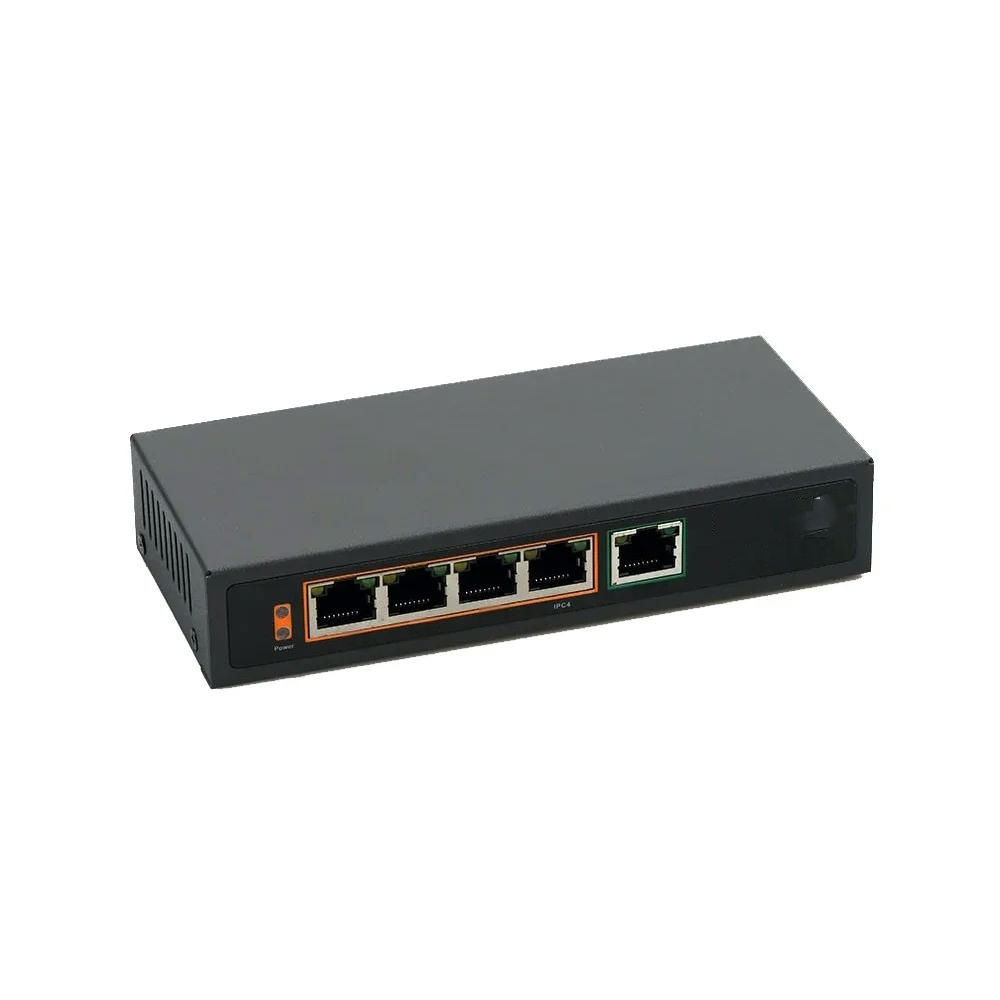FOR 48V 96W 5 Ports 4 PoE Injector Power Over Ethernet Switch VoIP ...