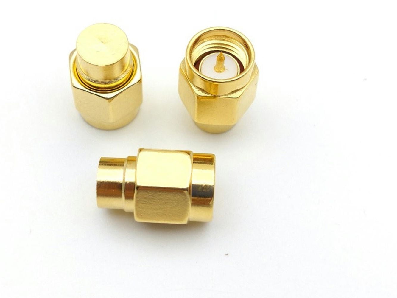 FOR 4pcs Gold plated SMA 50 OHM Coaxial Termination LOADS SMA male ...